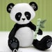 Panda Sewing Pattern PDF - Panda Stuffed Animal Felt Plushie - Penny ...