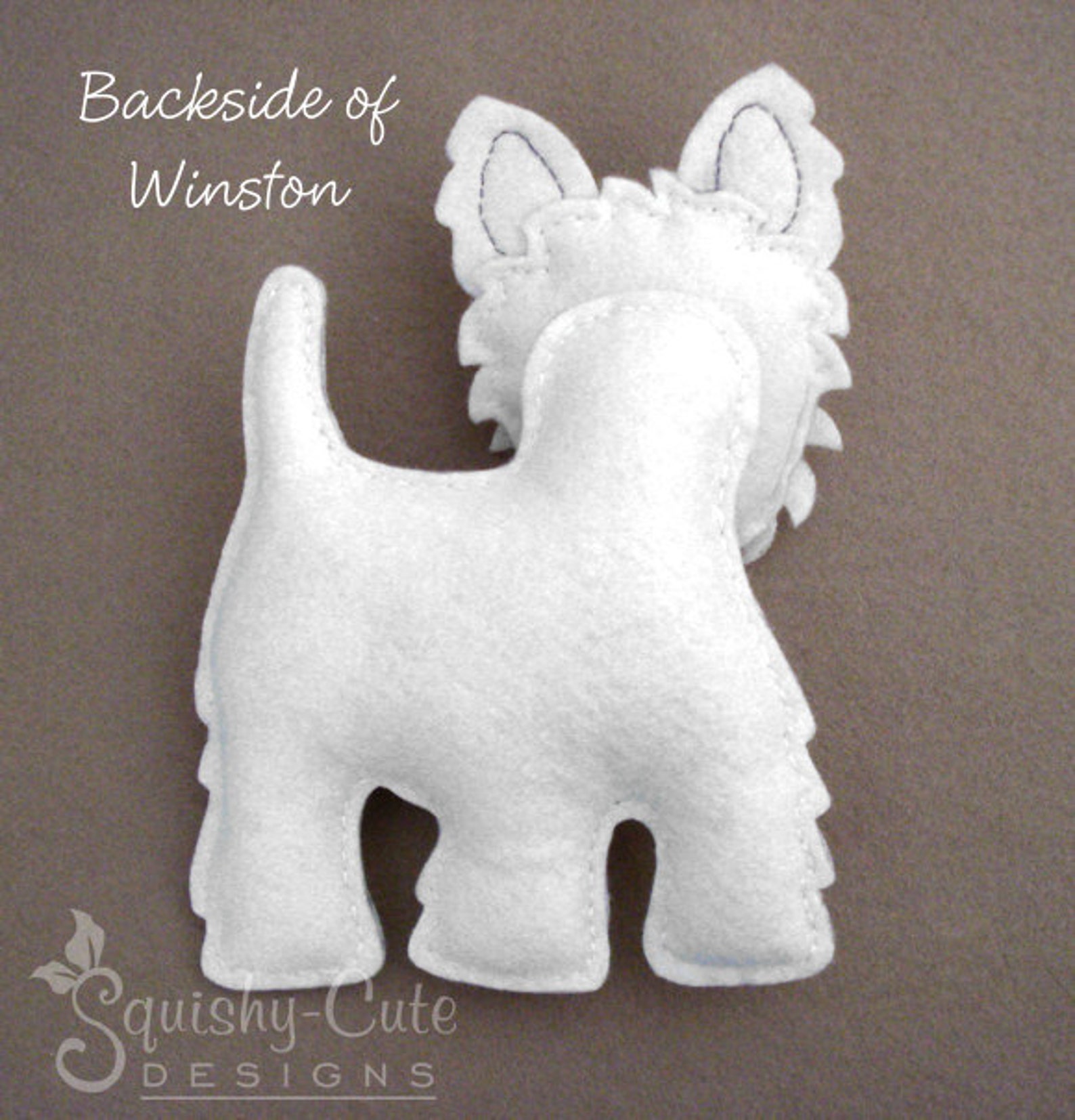 Dog Sewing Pattern PDF West Highland Terrier Stuffed Animal - Etsy