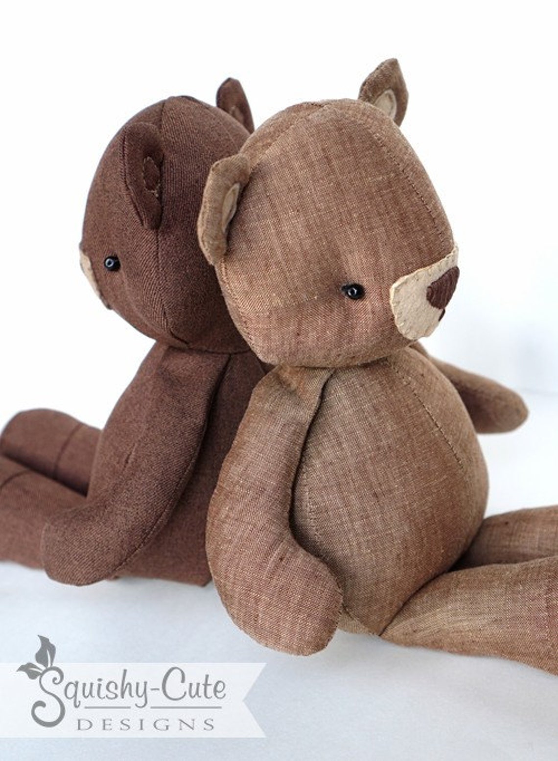Teddy Bear Sewing Pattern PDF - Bear Stuffed Animal Doll - Plushie ...