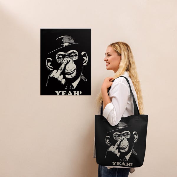 Affe mittelfinger - Etsy.de