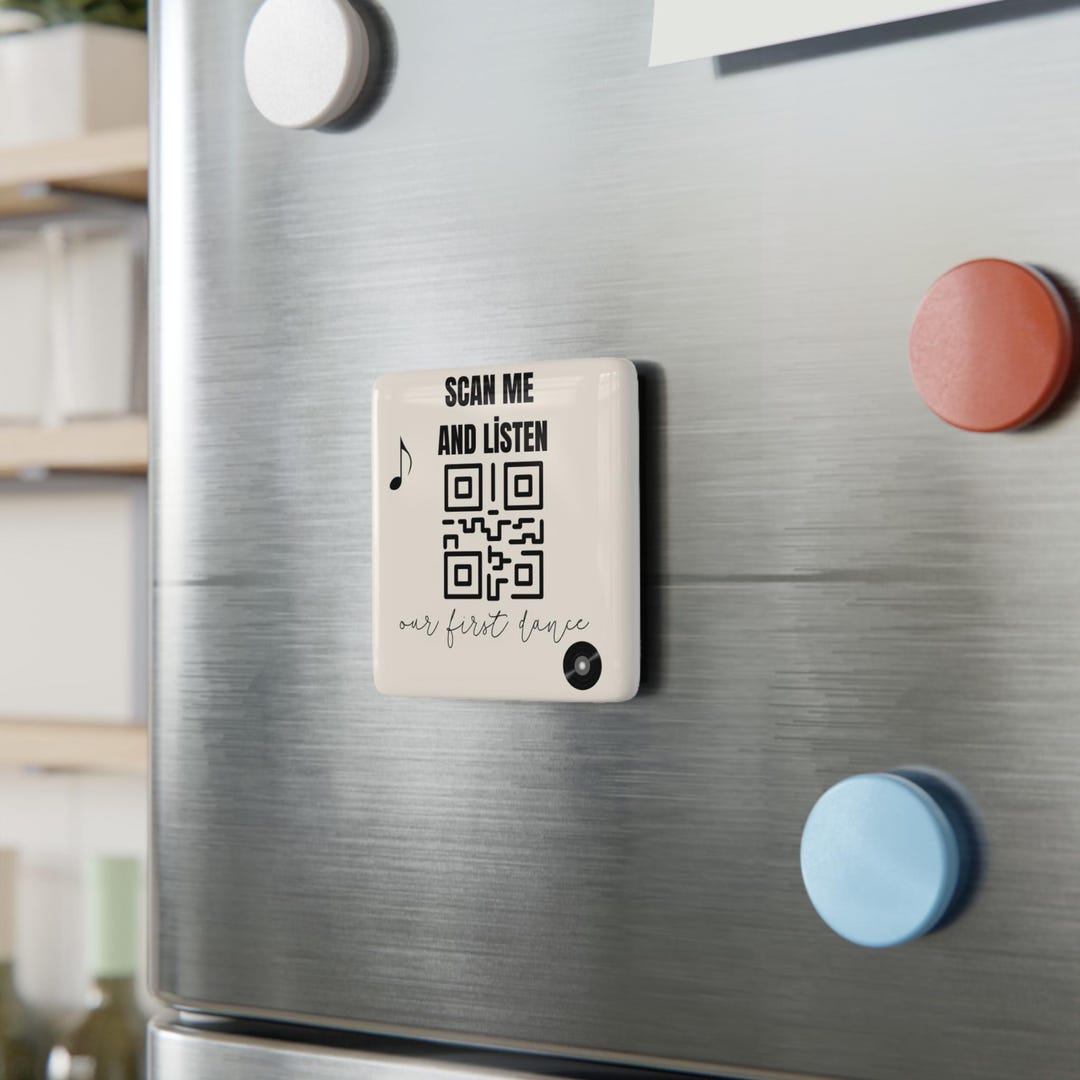 Custom QR Code Song Magnet, Scan Me and Listen, Personalized Spotify ...
