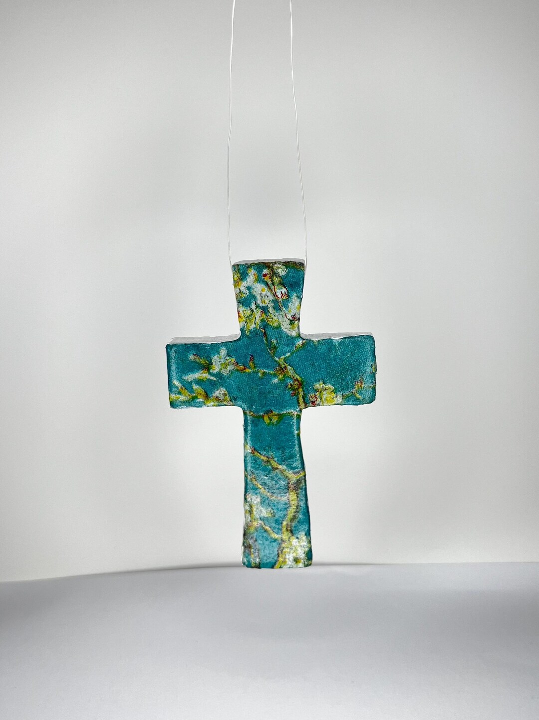 Almond Blossom Tree - Hanging Cross - Etsy