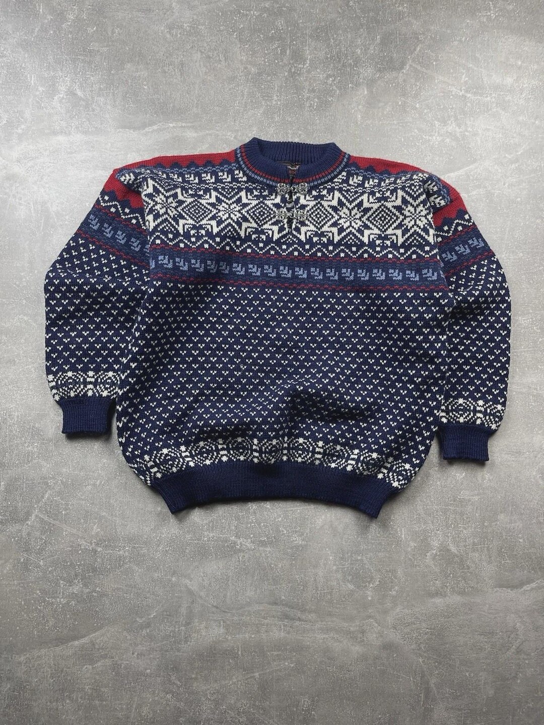 Norwool 100% Wool Nordic Sweater Made in Norway Size L - Etsy
