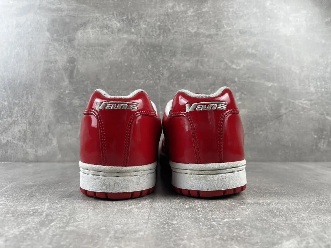 Vans 00s Vintage Archive Puffed Red Skate Sneakers Shoes Size 41 - Etsy