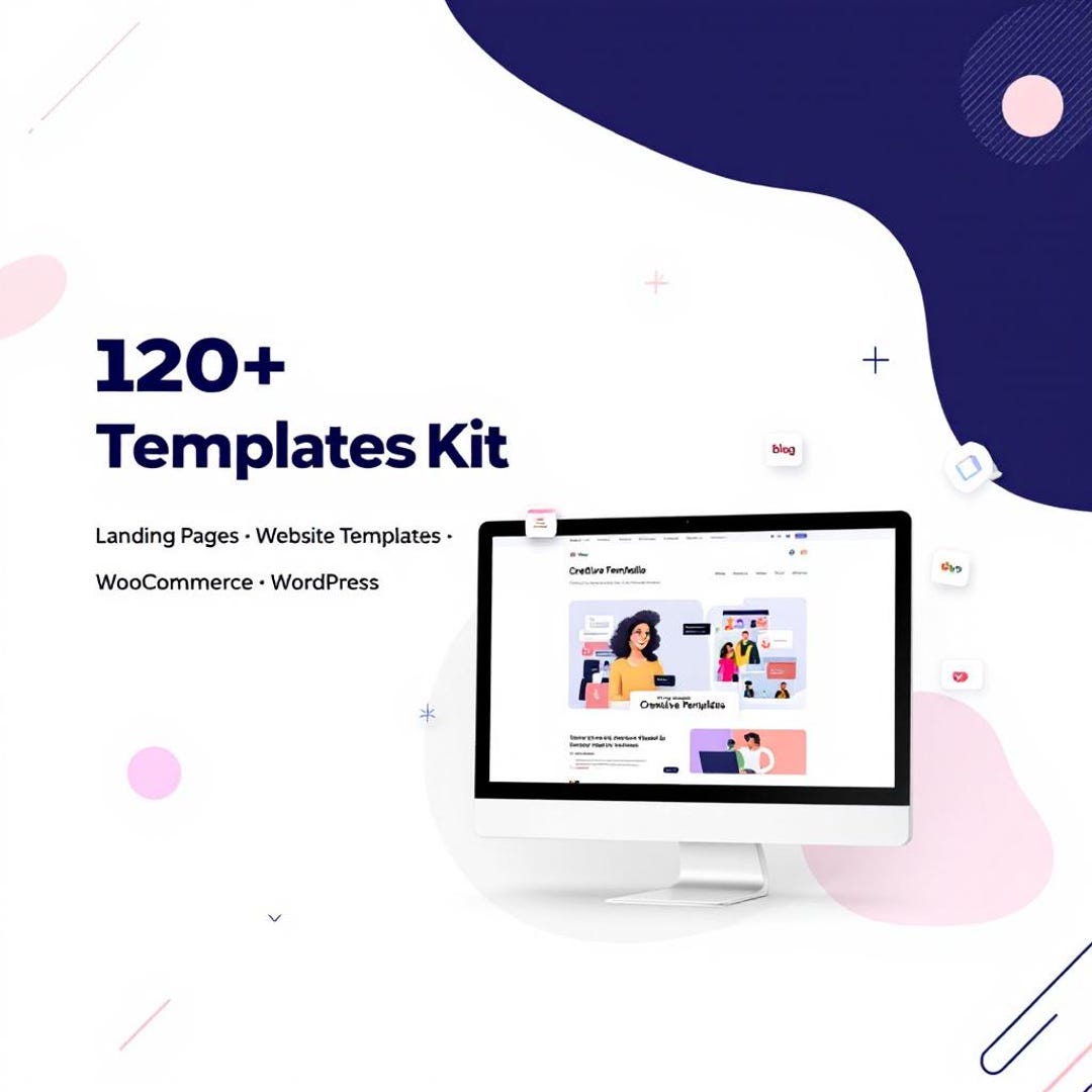 120+ Elementor Templates Kit | Elementor Landing Page Template ...