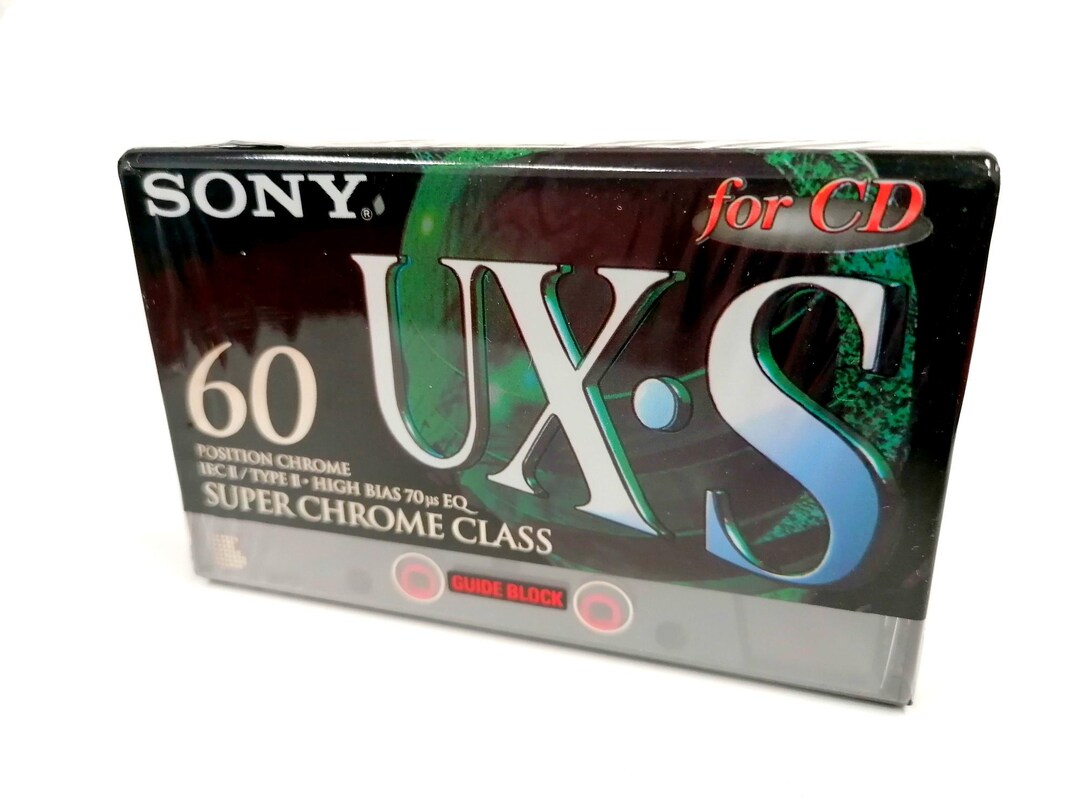 Sony Audio Cassette, Tapes, Chrome Audio Cassettes, Type II, Music ...