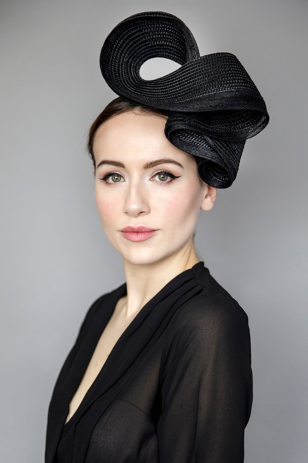 Straw Headpiece for the Races, Elegant Hat for Garden Parties, Ladies ...