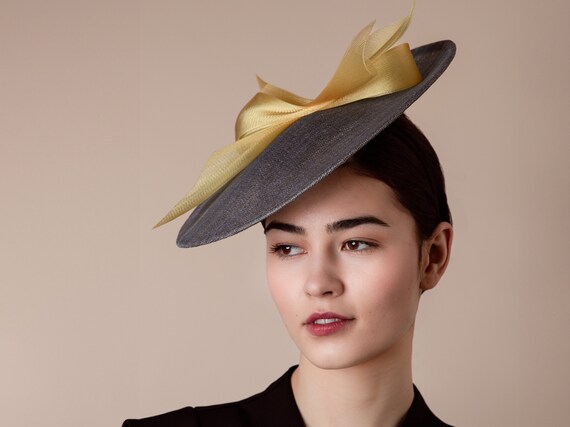 Hat for Weddings and Events Wedding Millinery Fascinate Straw Headpiece Designer Hat Ladies Day Millinery Kalina