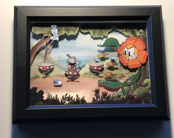 Giorno Giovanna Shadowbox | 3D Layered Art | Personalized Pop Culture Decor & Gift | Choose Any ...