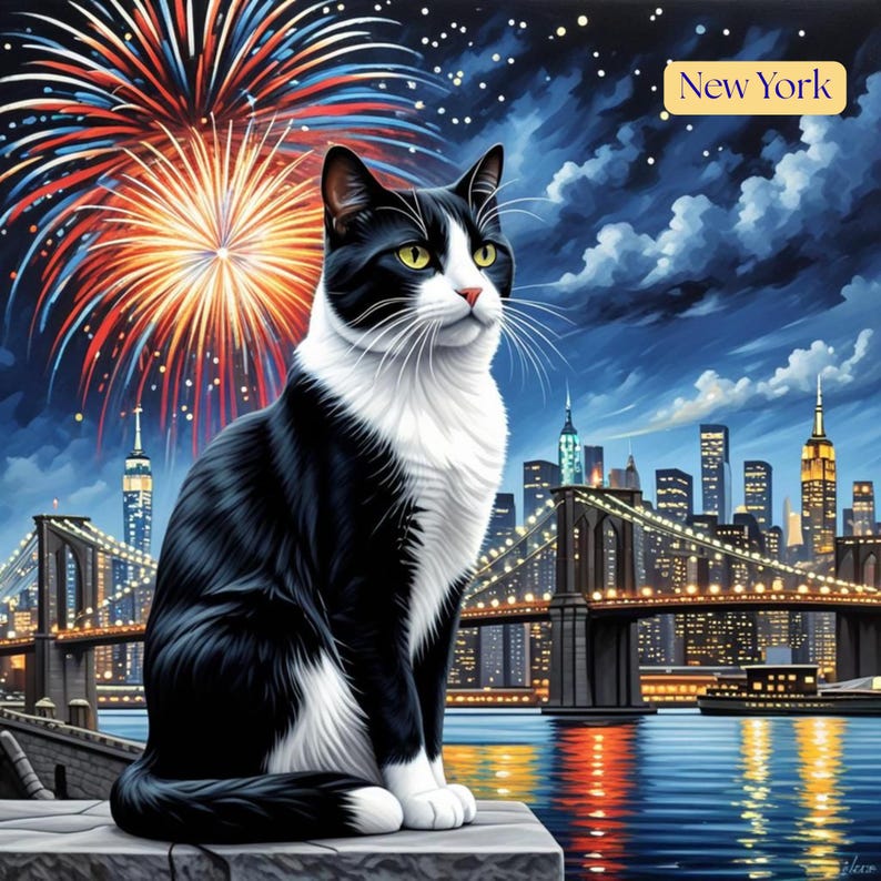 2026 Cat Wall Calendar; Travel Landmark Destinations; Funny Monthly ...