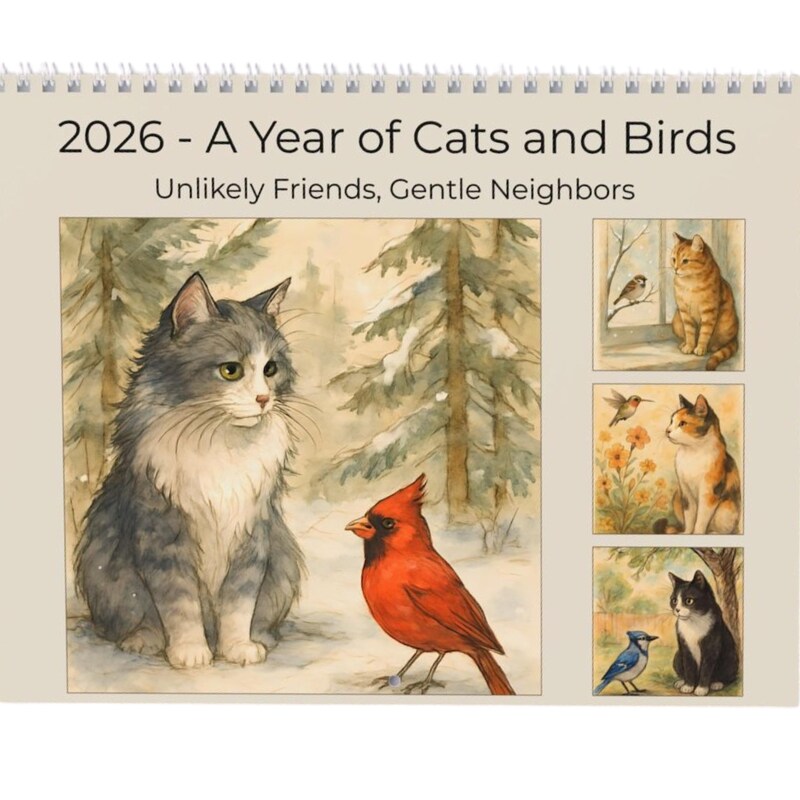 2026 Bird Calendars - Etsy