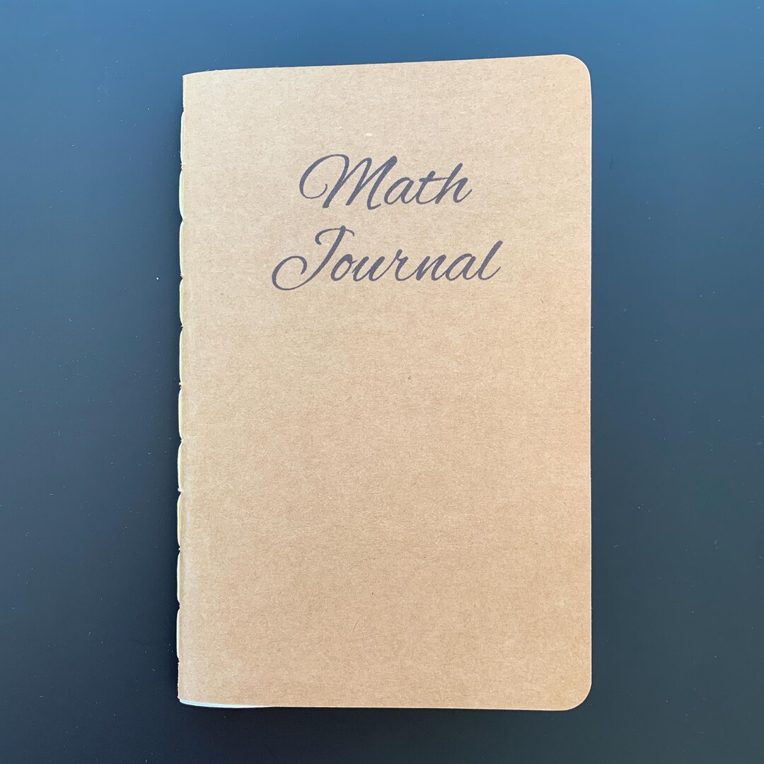 Math Journal, 1/4" Grid Graph Paper - Etsy