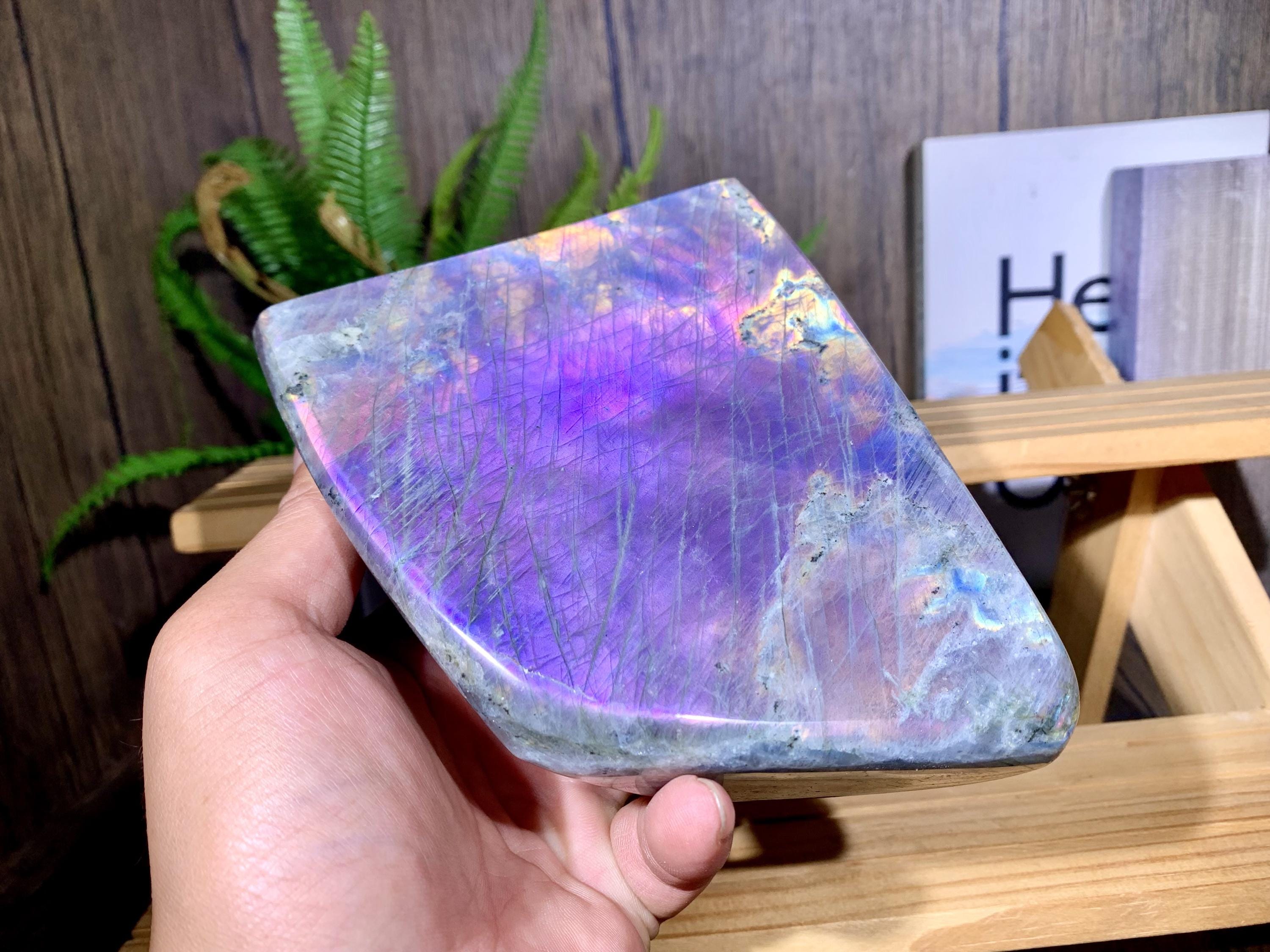 Gorgeous Purple Flash Labradorite, Hand Polished High Grade Spectrolite ...