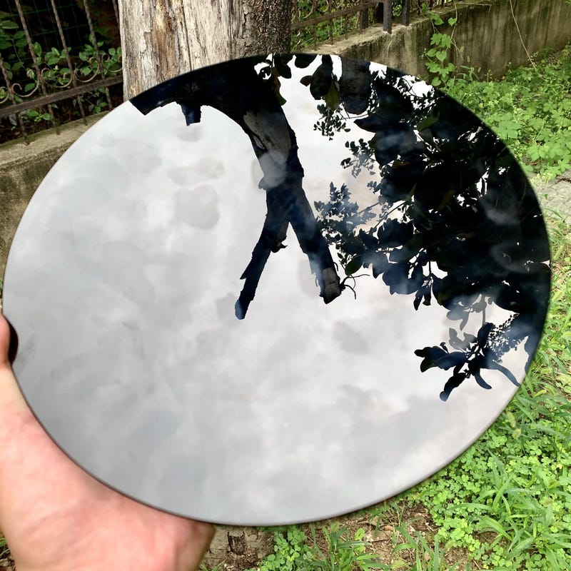 Black Obsidian Mirror - Etsy