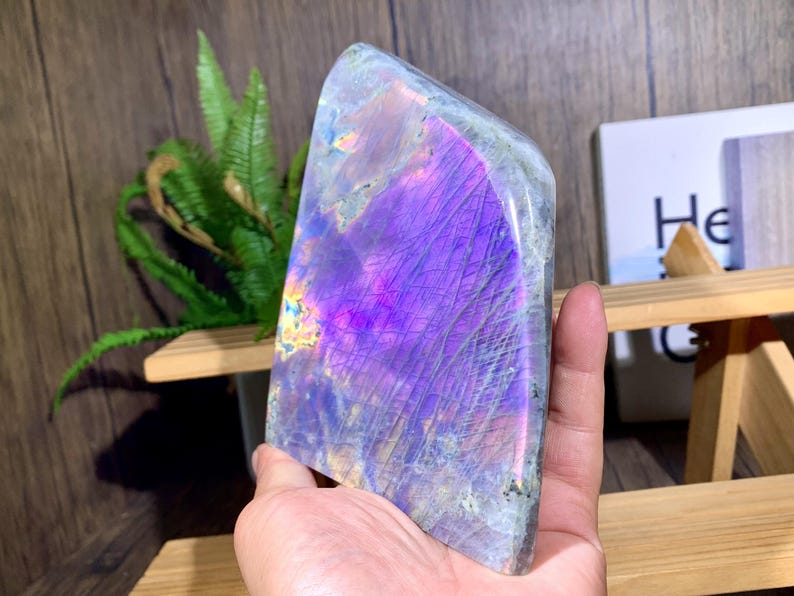 Gorgeous Purple Flash Labradorite, Hand Polished High Grade Spectrolite ...