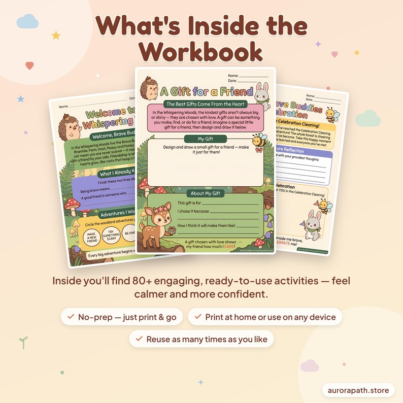 80 Mindfulness and Wellbeing Worksheets for Kids - Etsy
