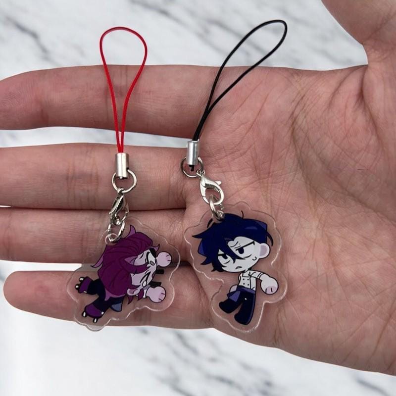 Vince Rody Cosplay Keychains Set - Dead Plate Acrylic Keyrings, 2 Pcs ...