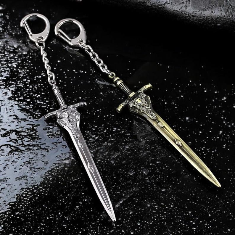 D4rk Souls 3 Artorias Sword Keychain – Abyss Walker Knight’s Keyring ...