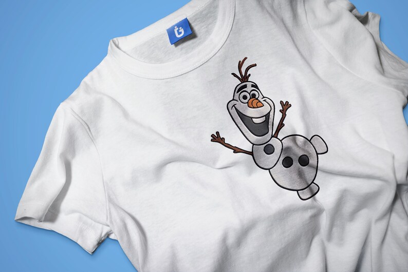 Happy Olaf Embroidery Design: 6 Sizes Frozen Applique (instant Download ...