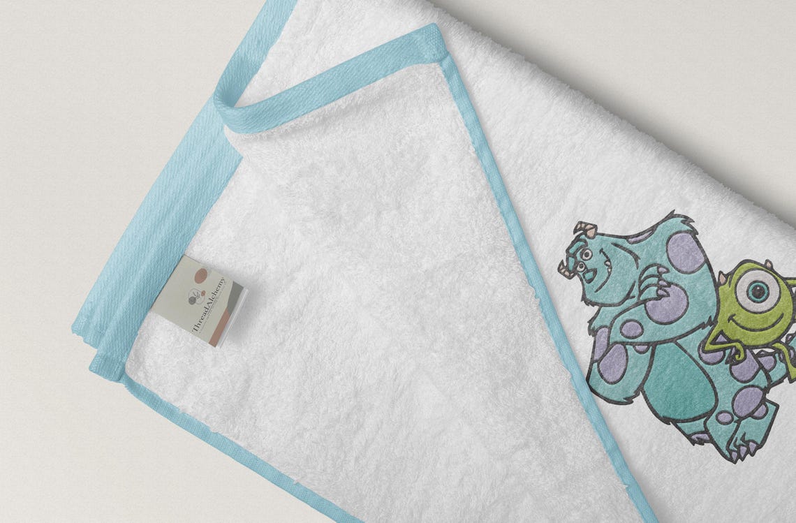 SULLY & MIKE Machine Embroidery Design, 6 Sizes, Instant Download ...