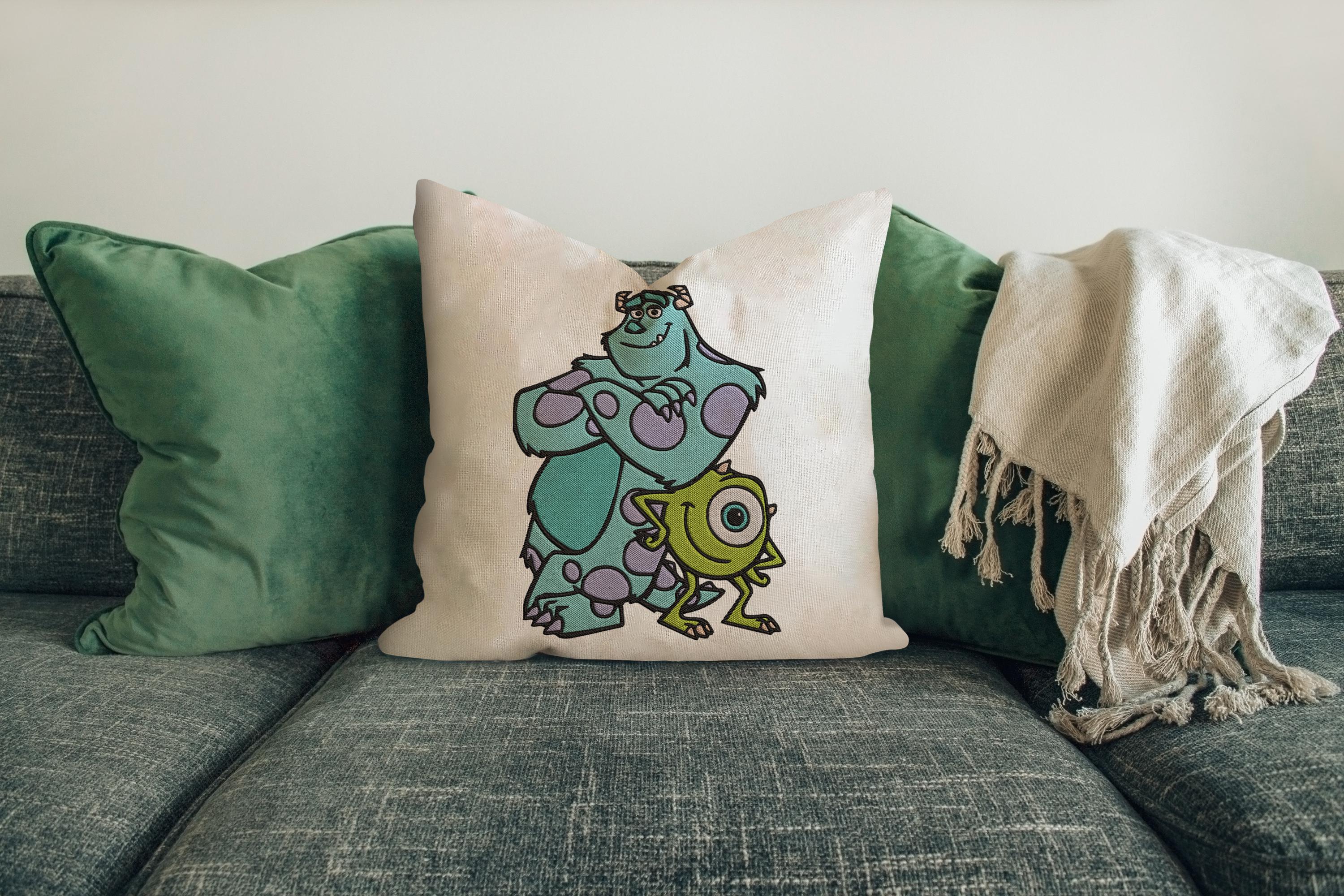 SULLY & MIKE Machine Embroidery Design, 6 Sizes, Instant Download ...