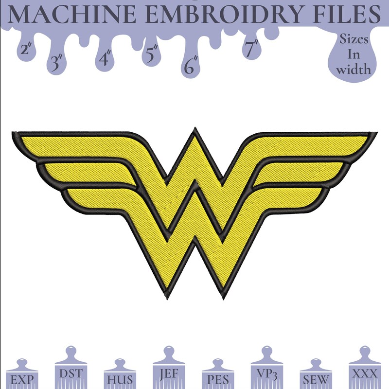 Superhero Applique - Etsy