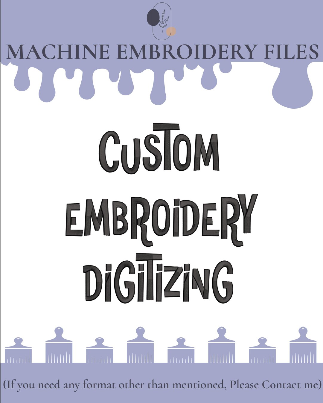 Custom Embroidery Design File | Personalized Embroidery Pattern ...