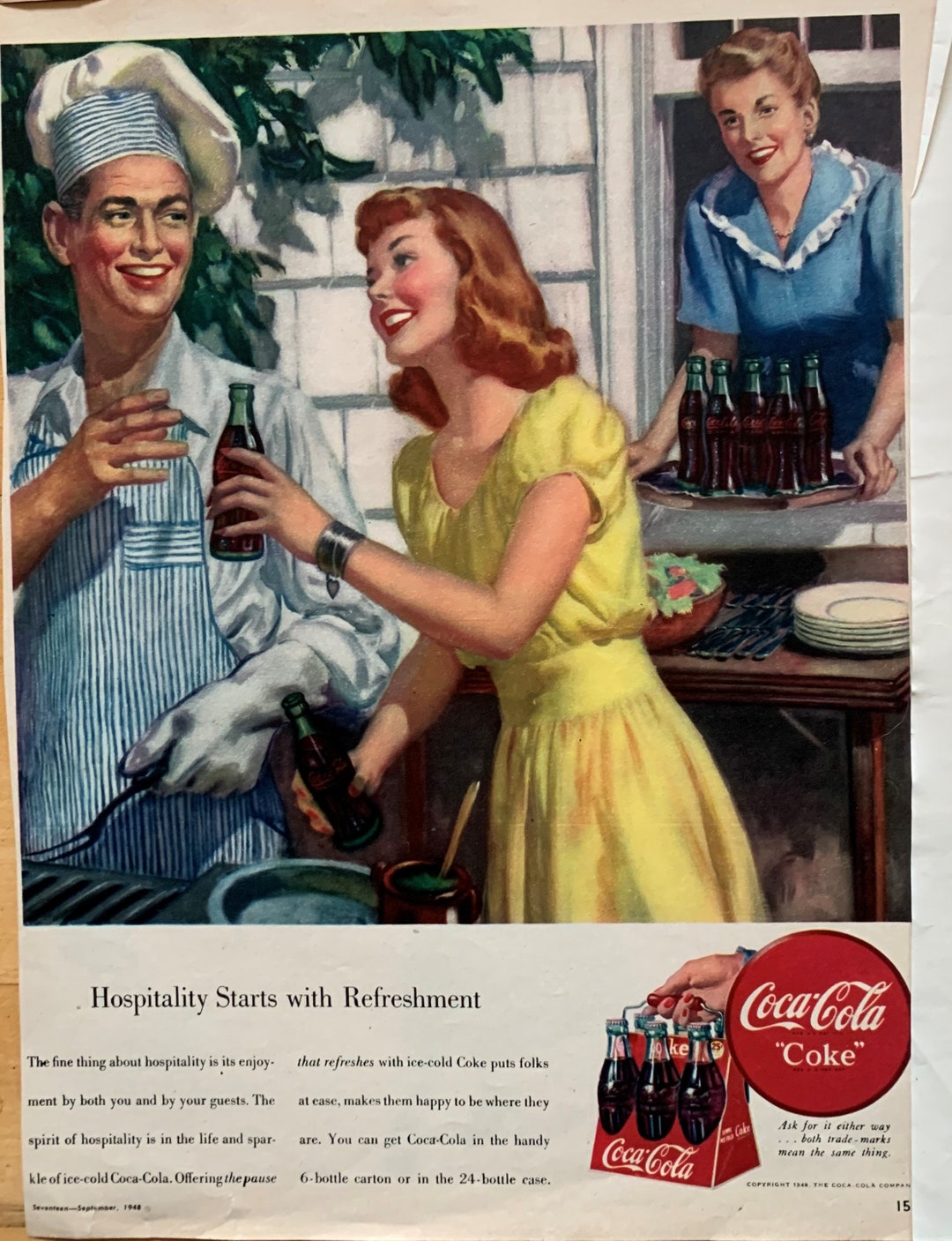 12 Original Vintage Ads From Magazines Beverages - Etsy