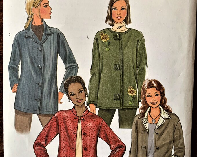 Uncut Butterick Pattern for Women's Jacket - Etsy