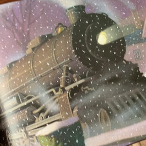 The Polar Express by Chris Van Allsburg 1985 book and Keepsake Ornament ...