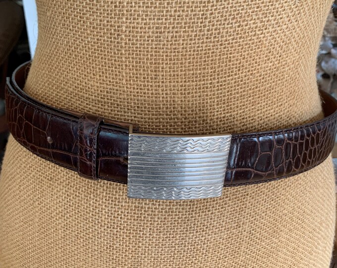 Harold Powell Leather Belt Made in Italy - Etsy