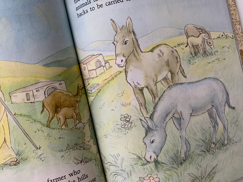 Vintage Little Golden Book the Christmas Donkey - Etsy