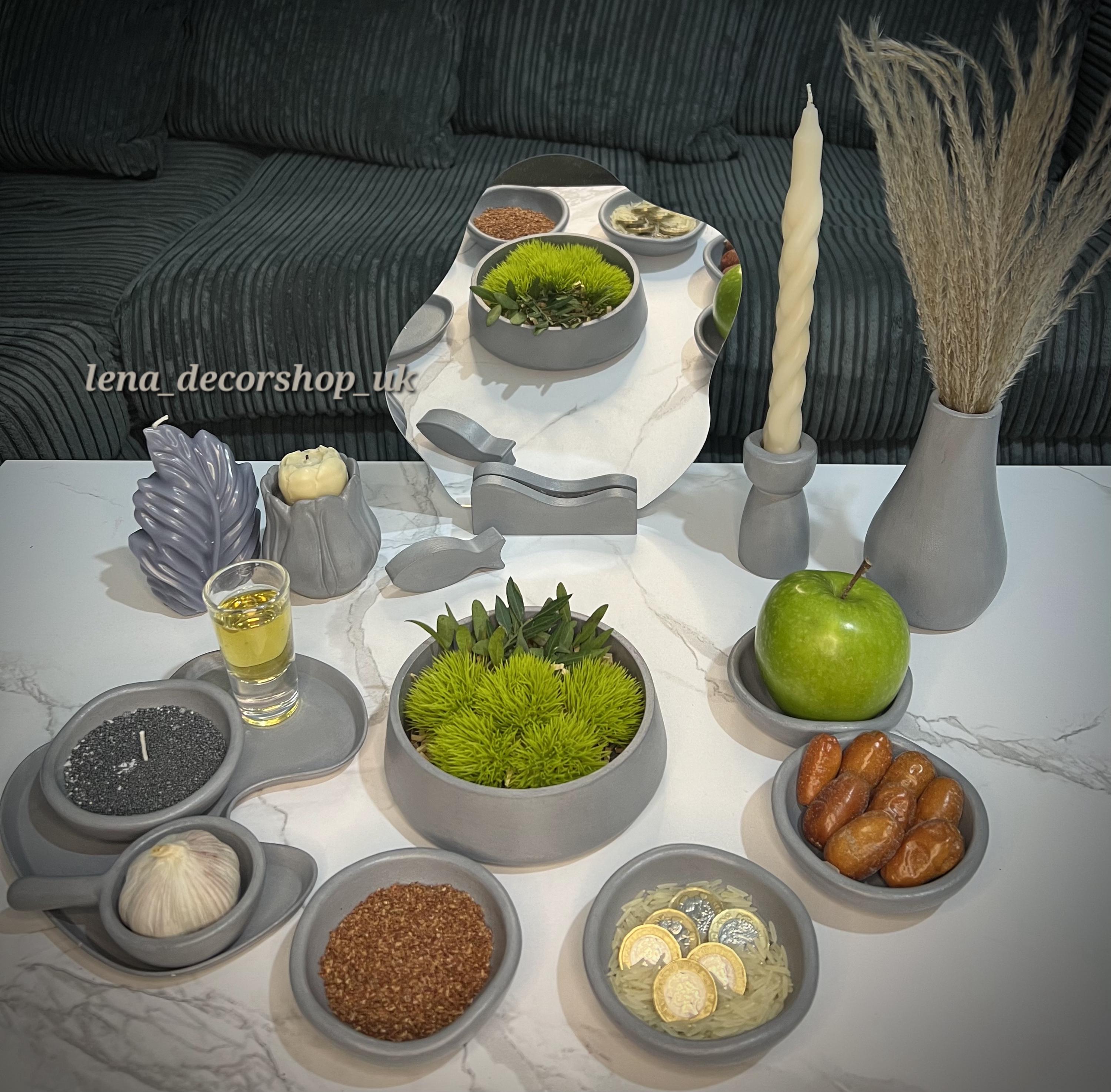 Nowruz Decor, Haft Sin Set, Persian New Year, Handmade Haftsin, هفت سین ...