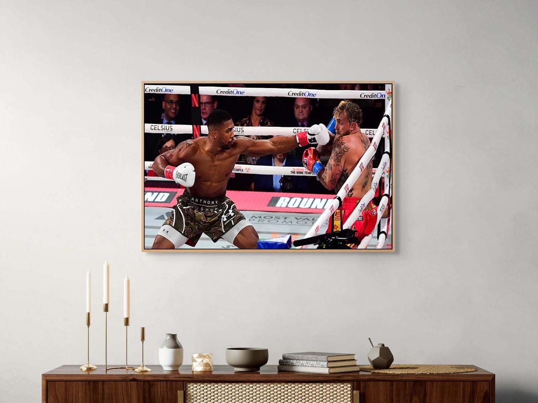 Anthony Joshua Vs Jake Paul Knockout Wall Art – Box Fight KO - Etsy