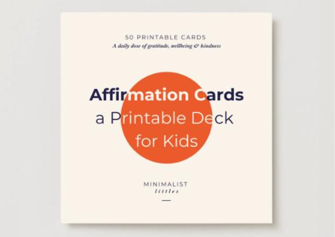Printable Positive Affirmation Cards for Kids - Encourage Self-care and ...