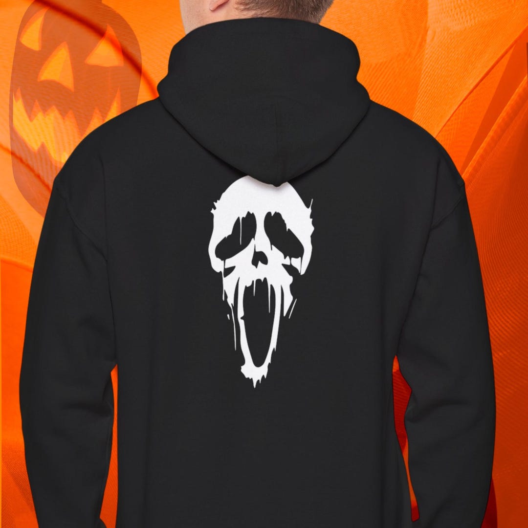 Ghostface Scary Movie Unisex Halloween Hoodie, Scary Movie Pullover ...