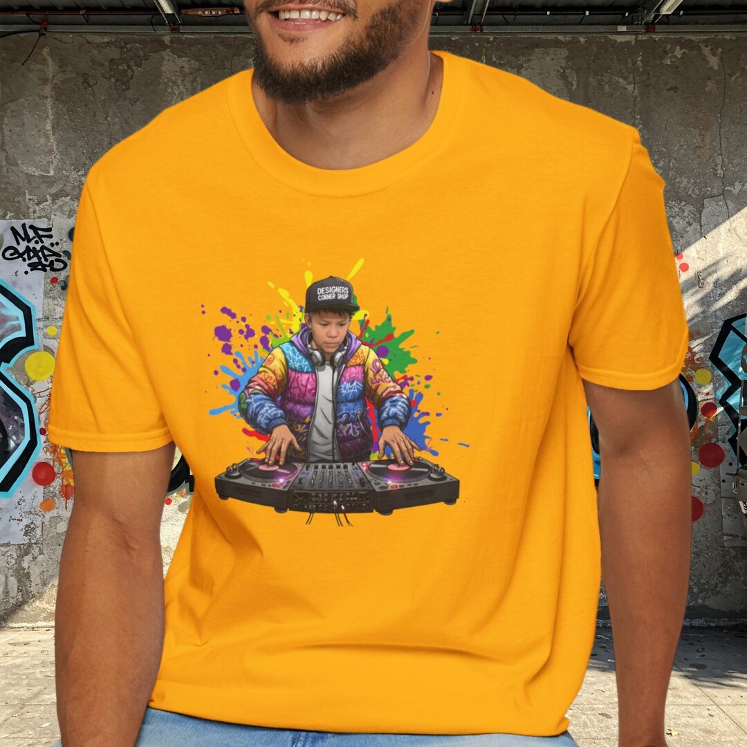 Special Edition "dj Tito T" Mixing It up on Two Turntables Colorful T ...