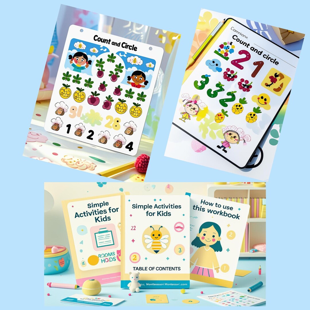 Digital Educational Activities for Autistic Children • Printable ...