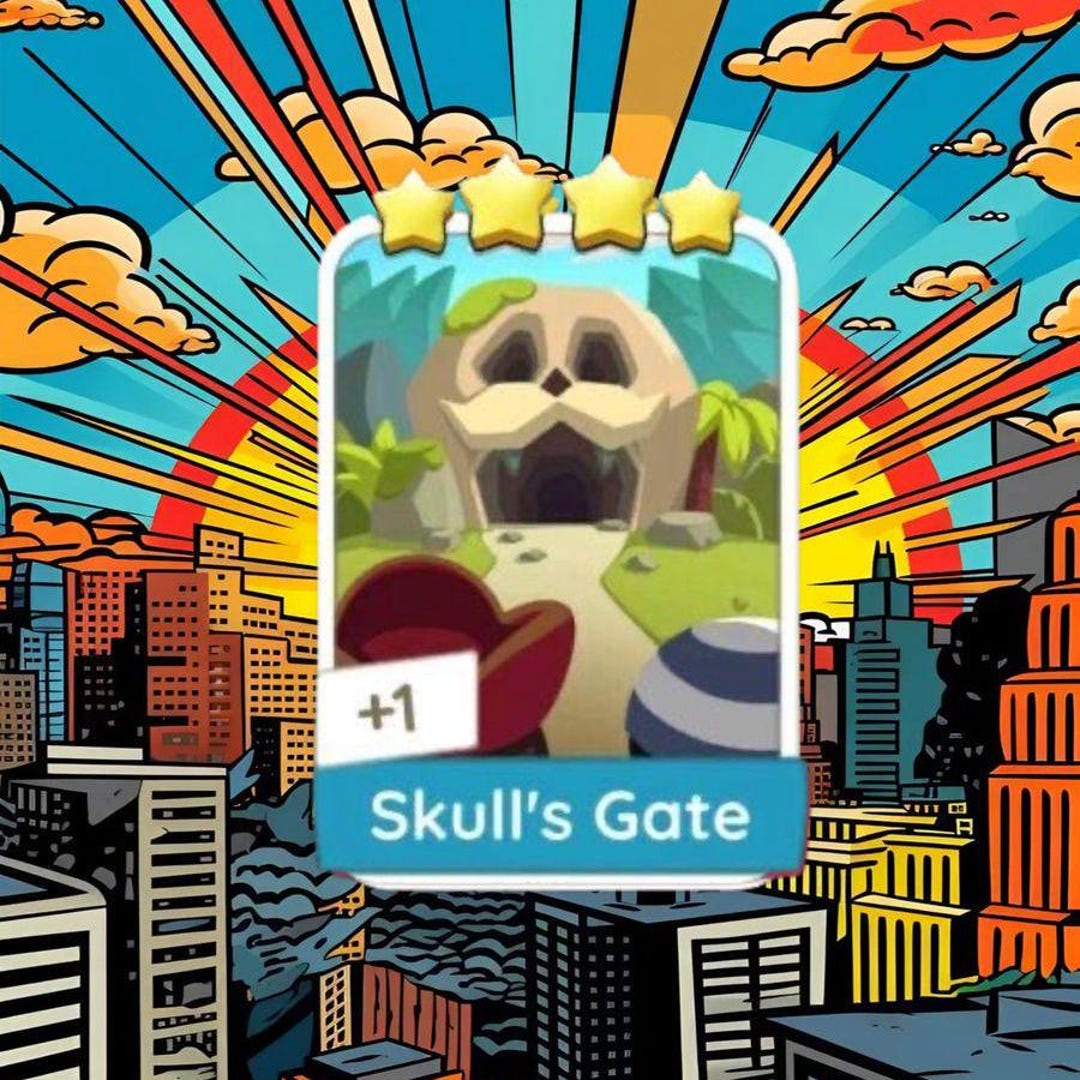 Skull's Gate-monopoly_go_4 Star Sticker { Fast Delivery } - Etsy