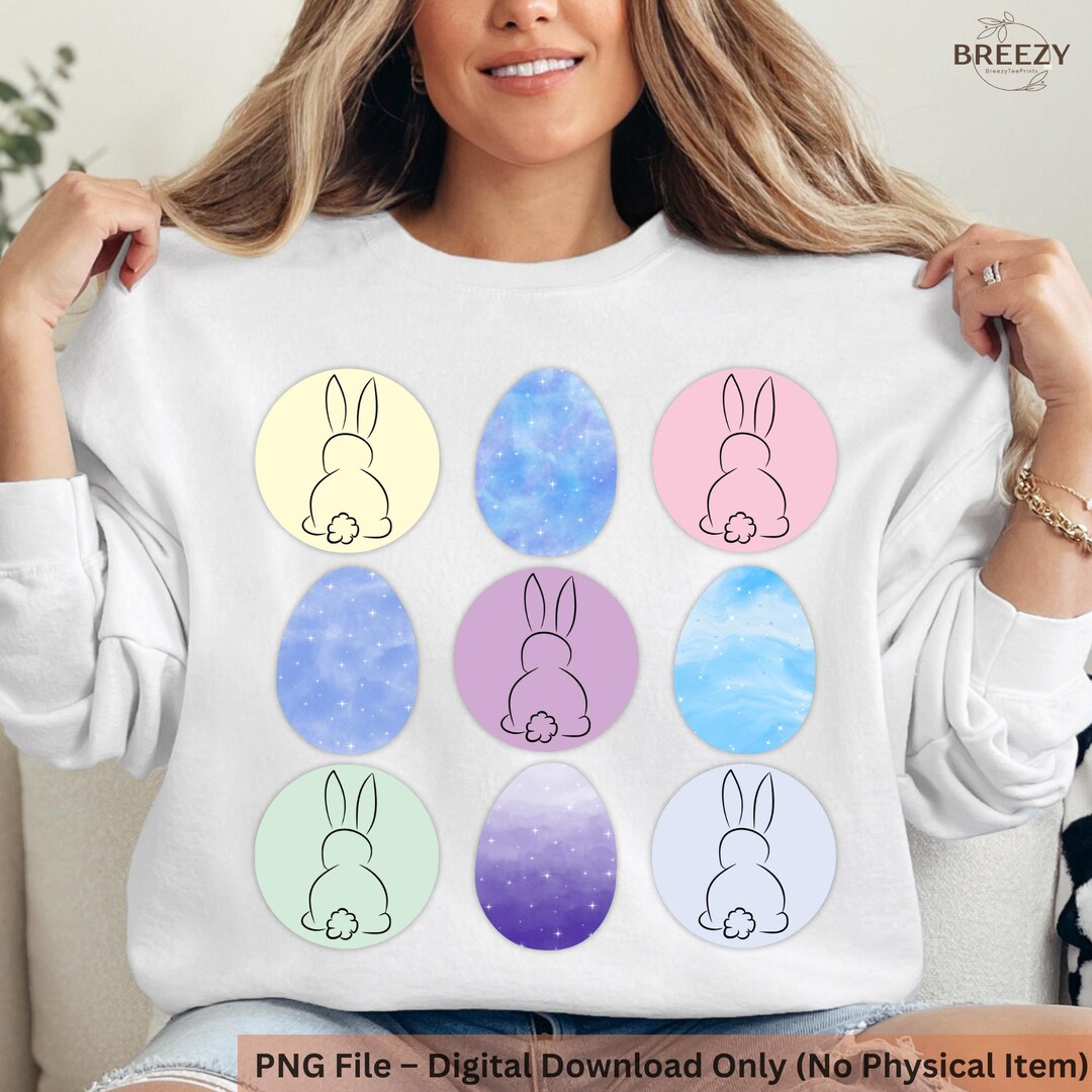 Galaxy Easter Bunny PNG, Pastel Rabbit & Egg Easter, Cosmic Easter ...