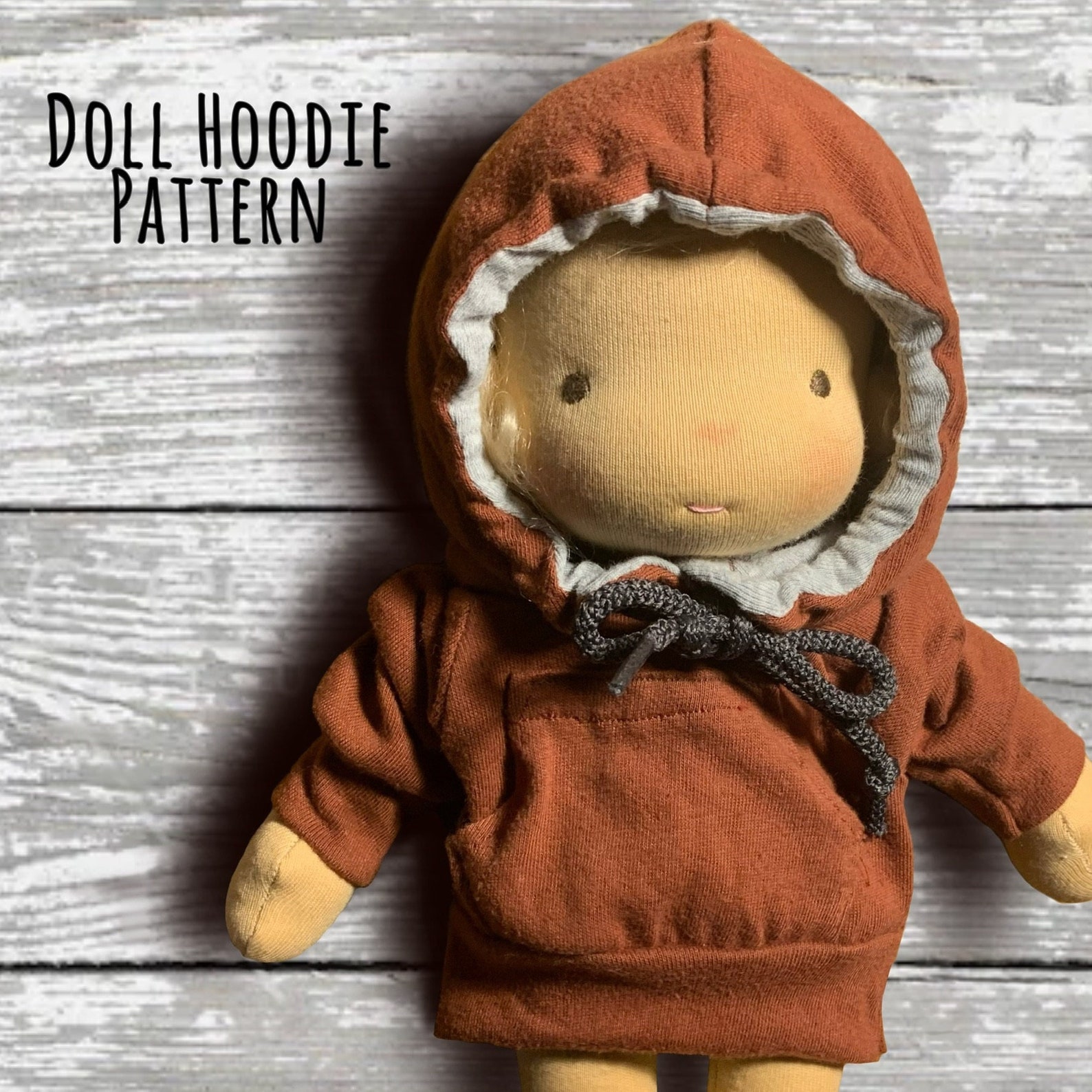 Doll Hoodie Pattern | Etsy
