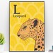 LEOPARD PRINT POSTER, Illustration Poster, Instant Download Art ...