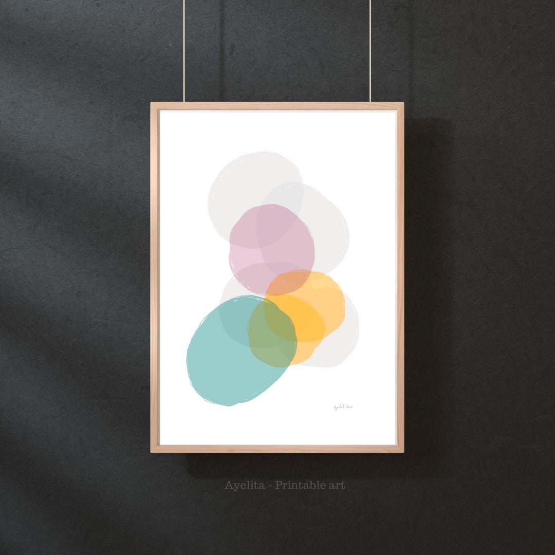 ABSTRACT PRINT Printable Abstract Poster Download Print - Etsy