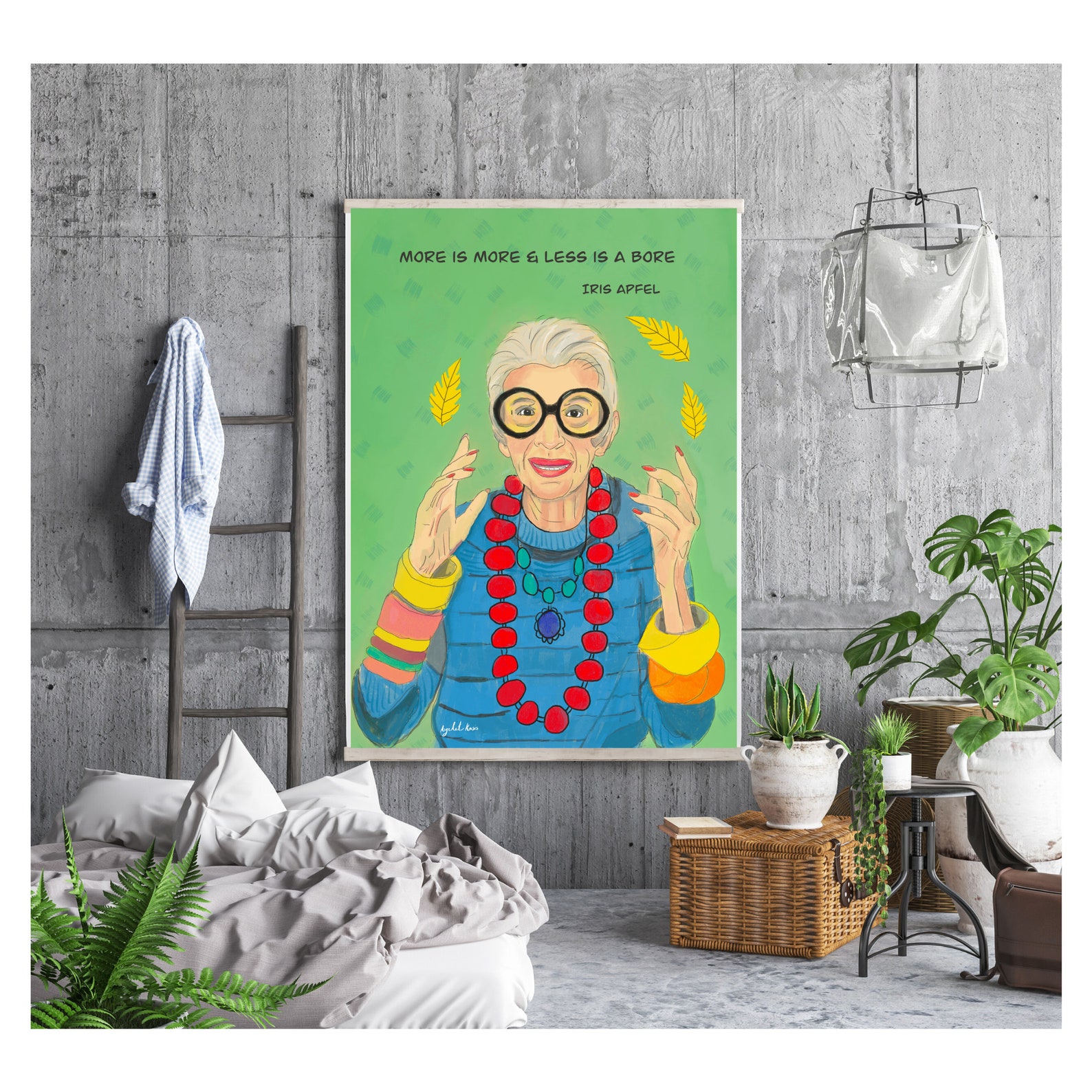 IRIS APPLE PRINT Printable Wall Art Home Decor Print | Etsy