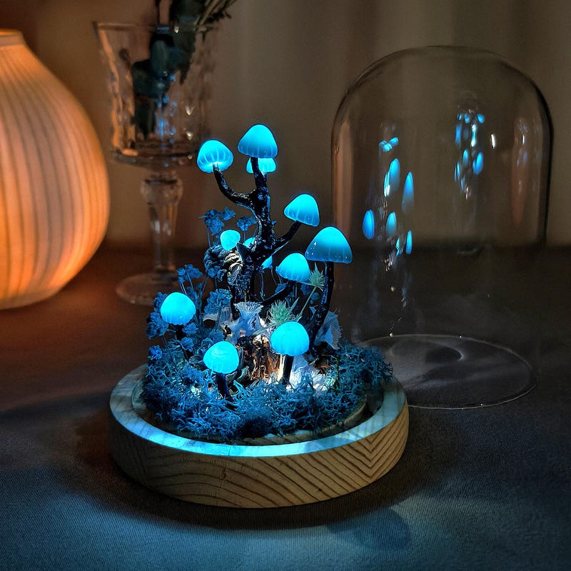 Mushroom Lamp - Etsy