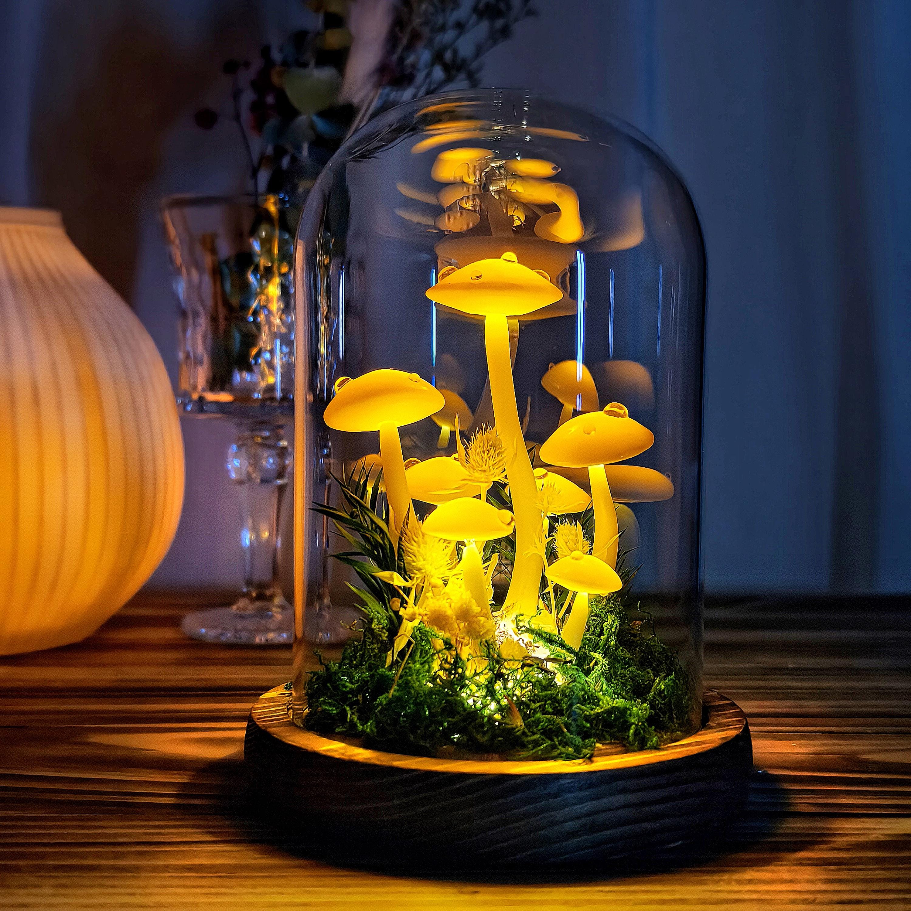 Handmade Mushroom Lamp | Whimsigoth Decor | Bedroom Decor |art Deco ...