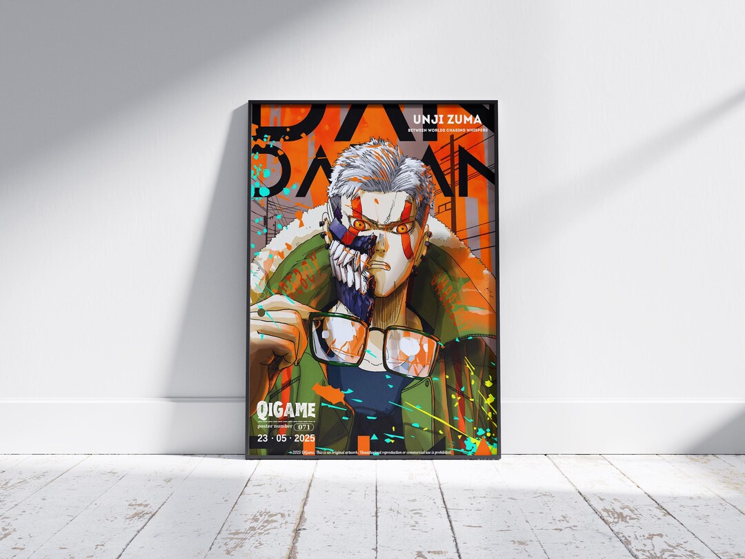 Unji Zuma , Shonen Anime Poster - Wall Art, Home Decor for Fans ...