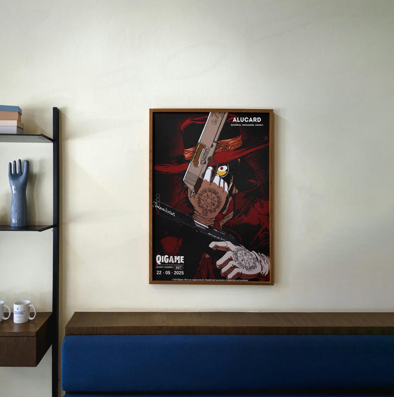 Hellsing Poster | Hellsing Ultimate Anime Print | Anime Poster | Anime ...