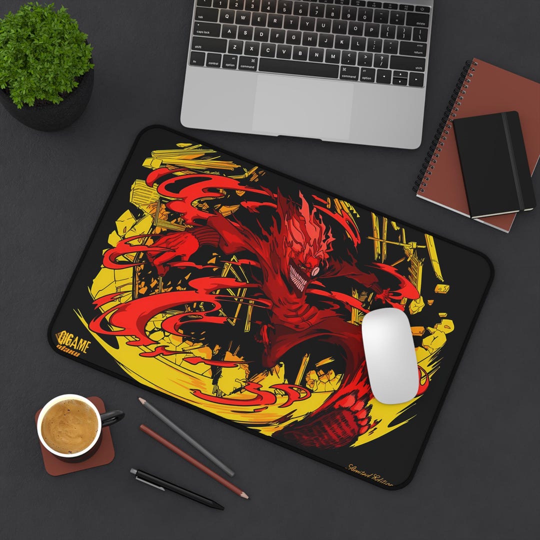 Anime Desk Mat Mousepad, Dandadan Okaru Momo Ayashe, Gaming Computer ...