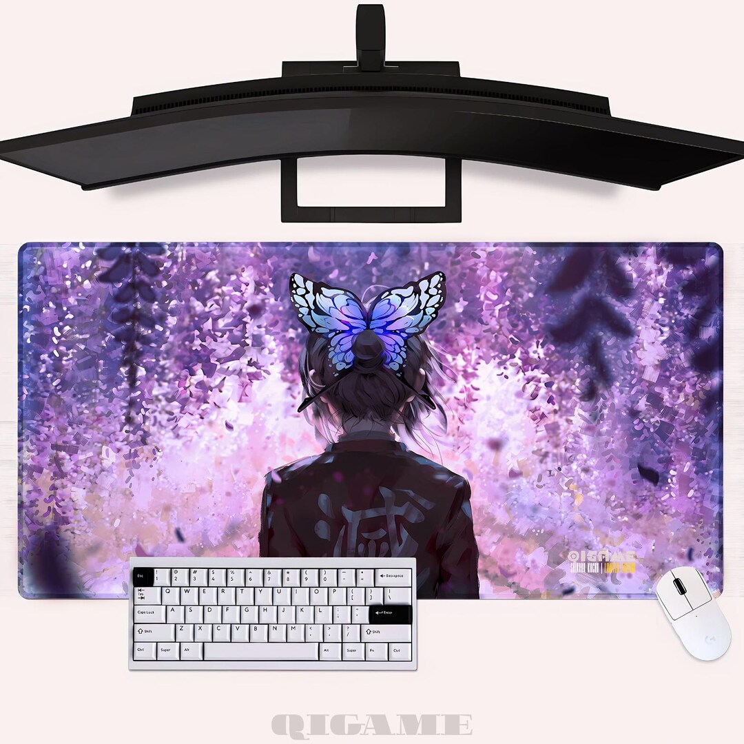 Shinobu Kocho Demon Slayer Kimetsu No Yaiba Manga Desk Mat Anime Mouse ...